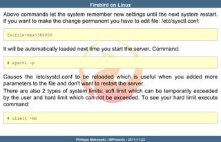 Firebird on Linux | PDF | Operating Systems | Computer Software and Applications