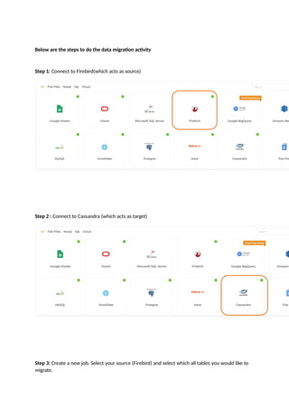 Firebird to Cassandra Migration - Ask On Data | PDF