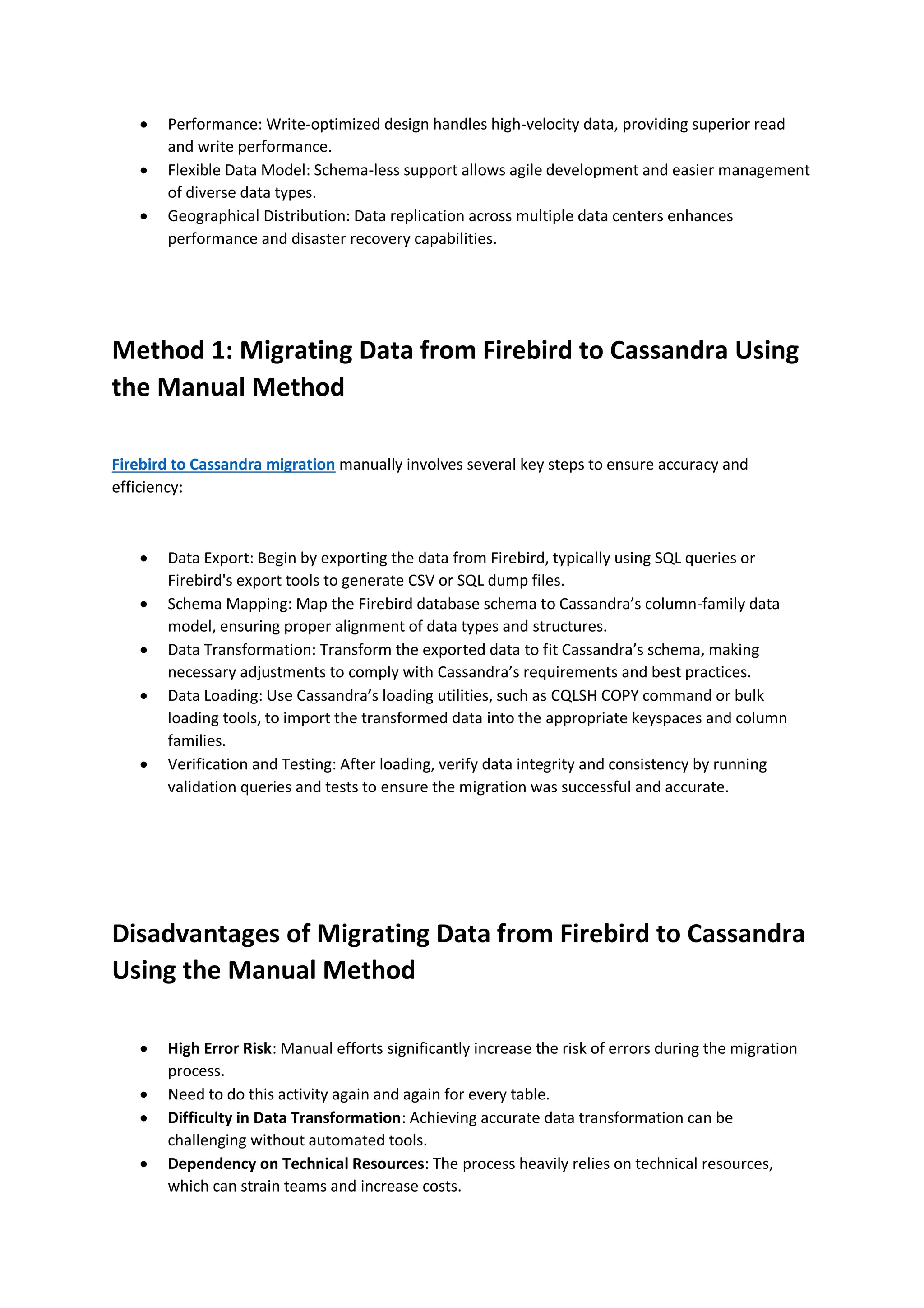 Firebird to Cassandra Migration - Ask On Data | PDF