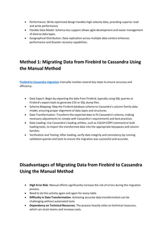 Firebird to Cassandra Migration - Ask On Data | PDF