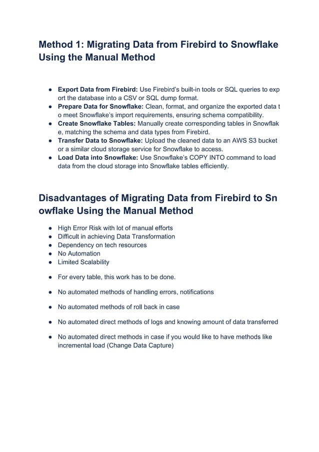 Firebird to Snowflake Migration _ A comprehensive Guide.docx