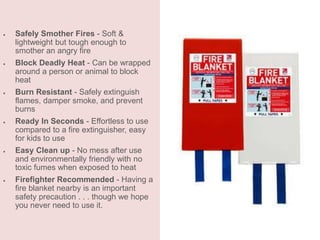 Fire Fighting Works – Fire Blanket | PPTX