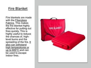 Fire Fighting Works – Fire Blanket | PPTX