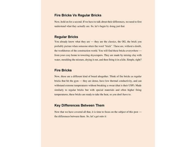Fire Bricks Vs Regular Bricks - Know the Difference.pptx