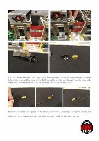 Manual Instruction Led Light for LEGO 10197 Fire Brigade Brick Kits | PDF
