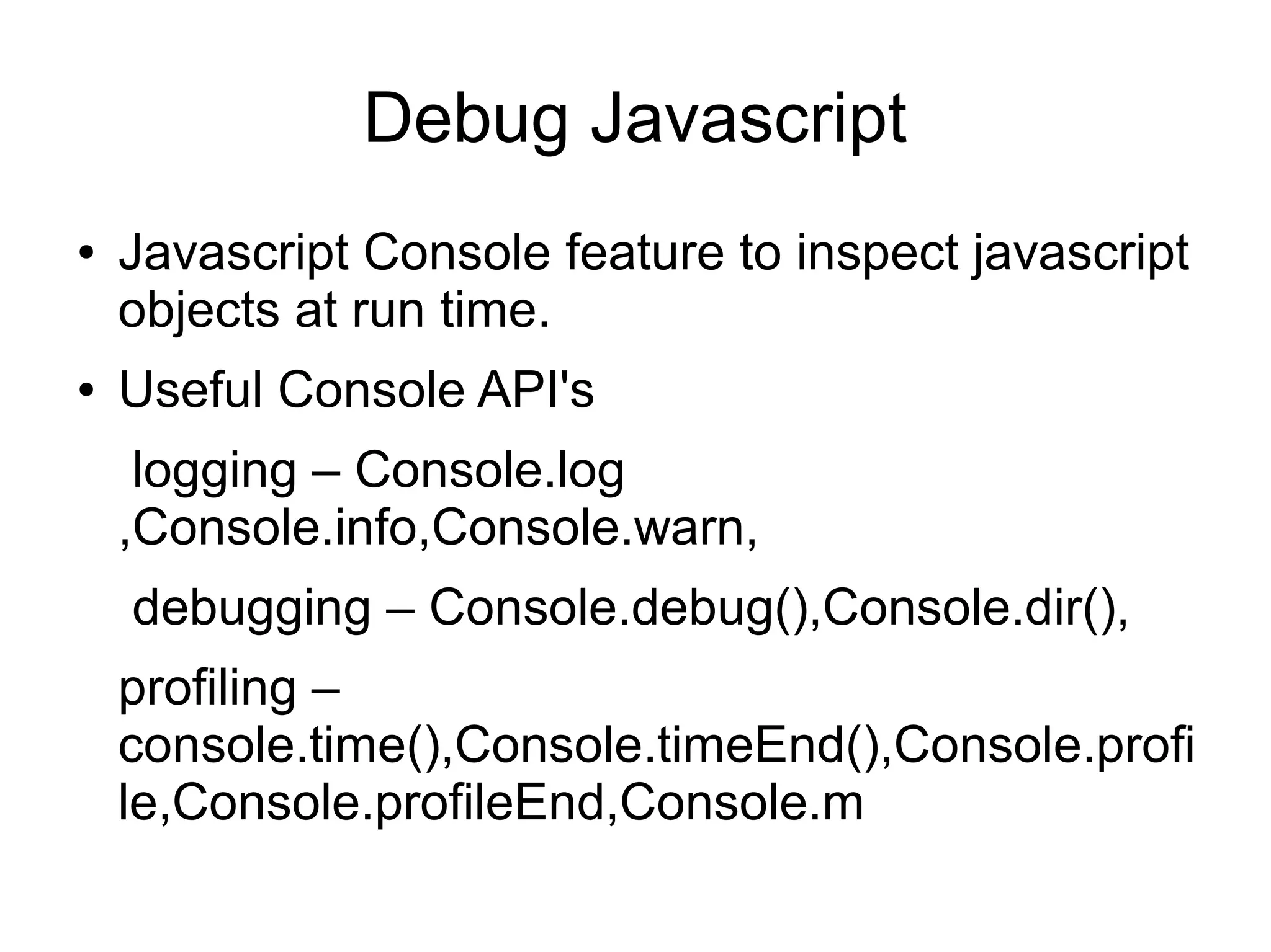 Debugging with Firebug | PPT