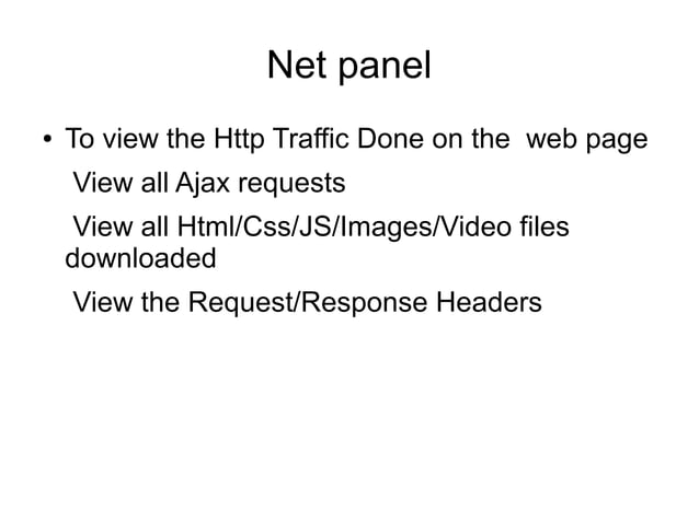 Debugging with Firebug | PPT