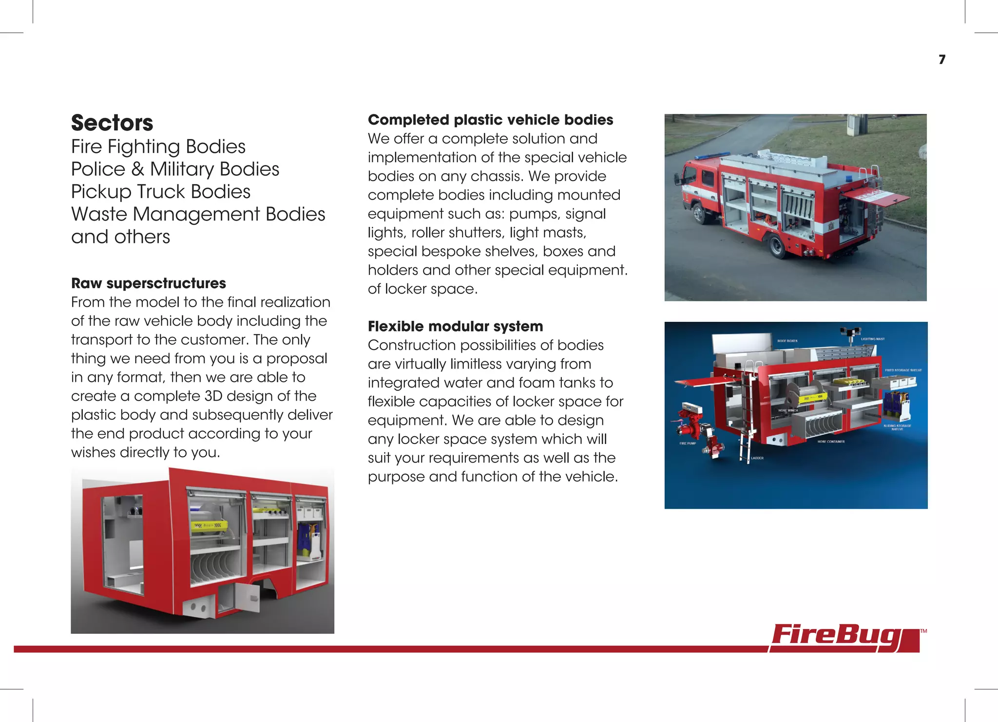 Custom made firefighting vehicle body solutions for firefighting ...