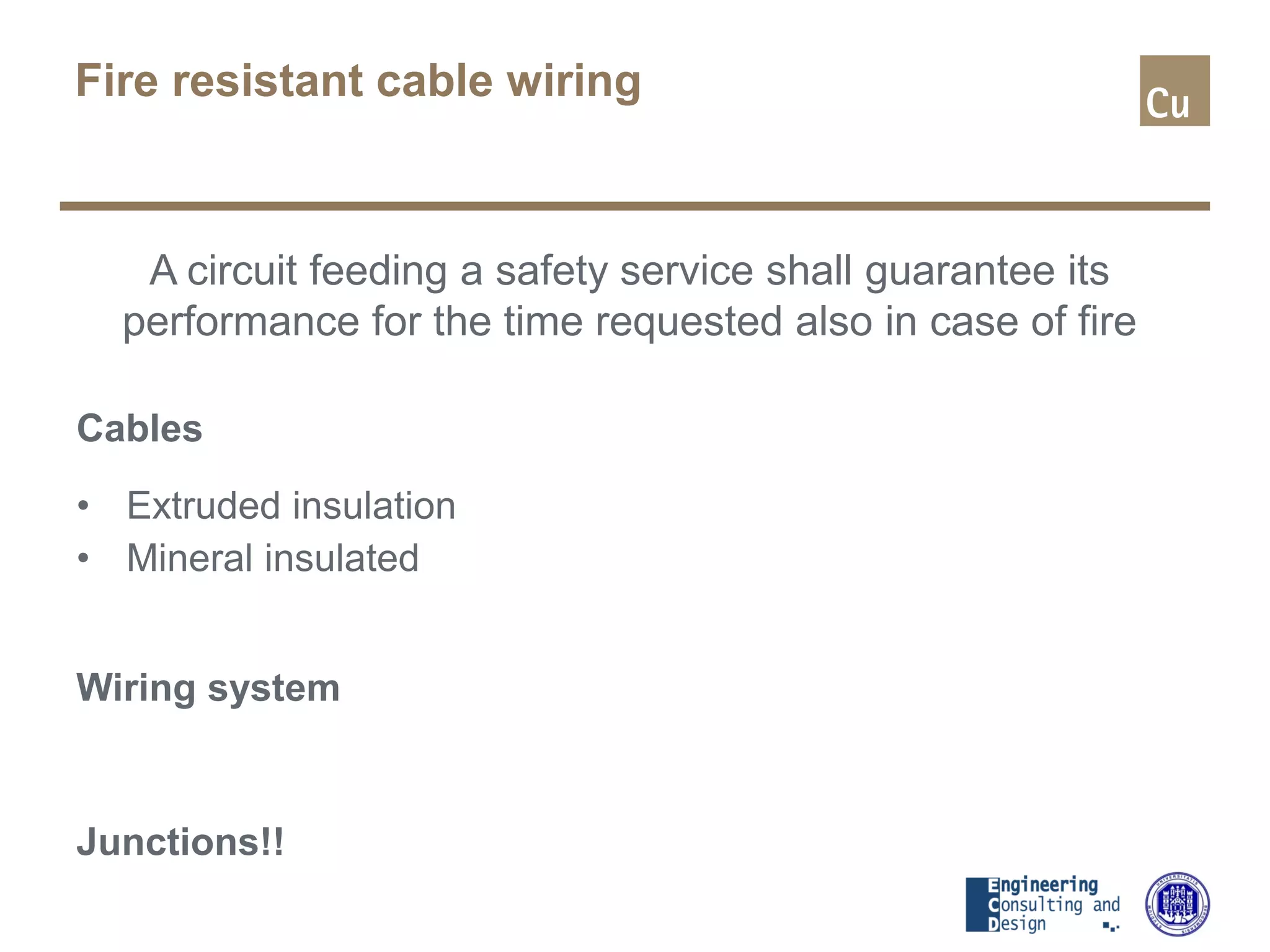 Fire cable sizing | PDF