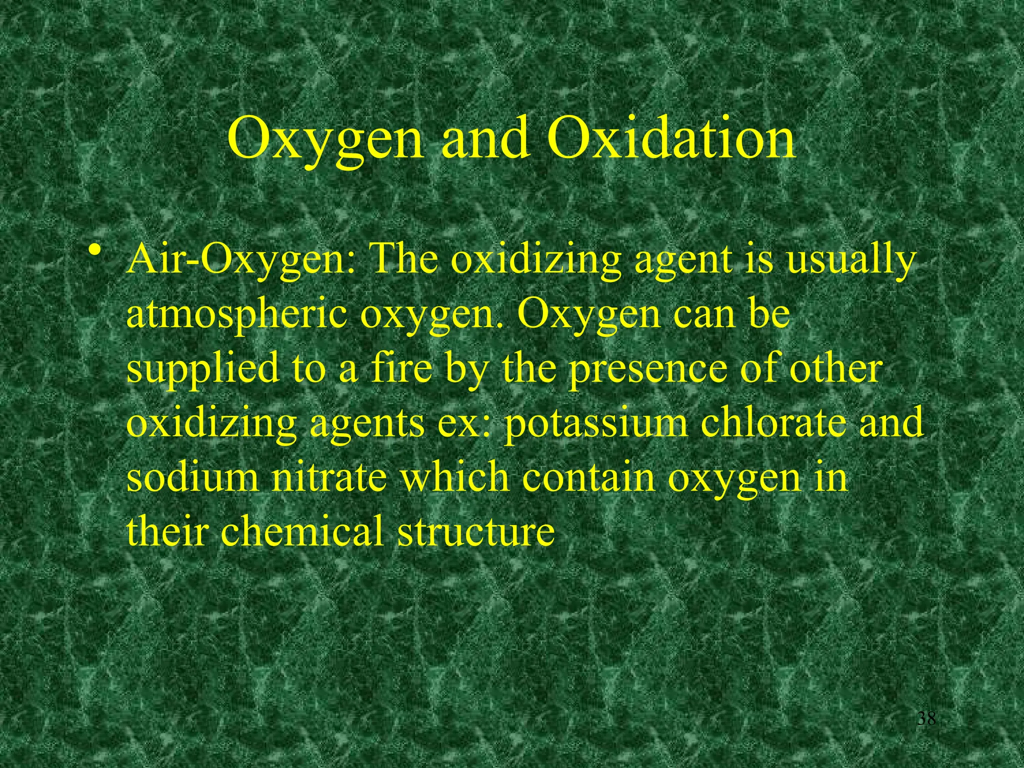 Forensic fire chemistry fire chemistry.ppt