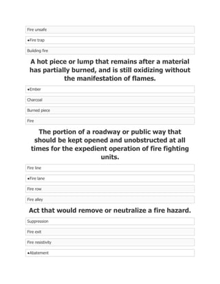 Fire code of_the_philippines_practice_exam(1) | PDF