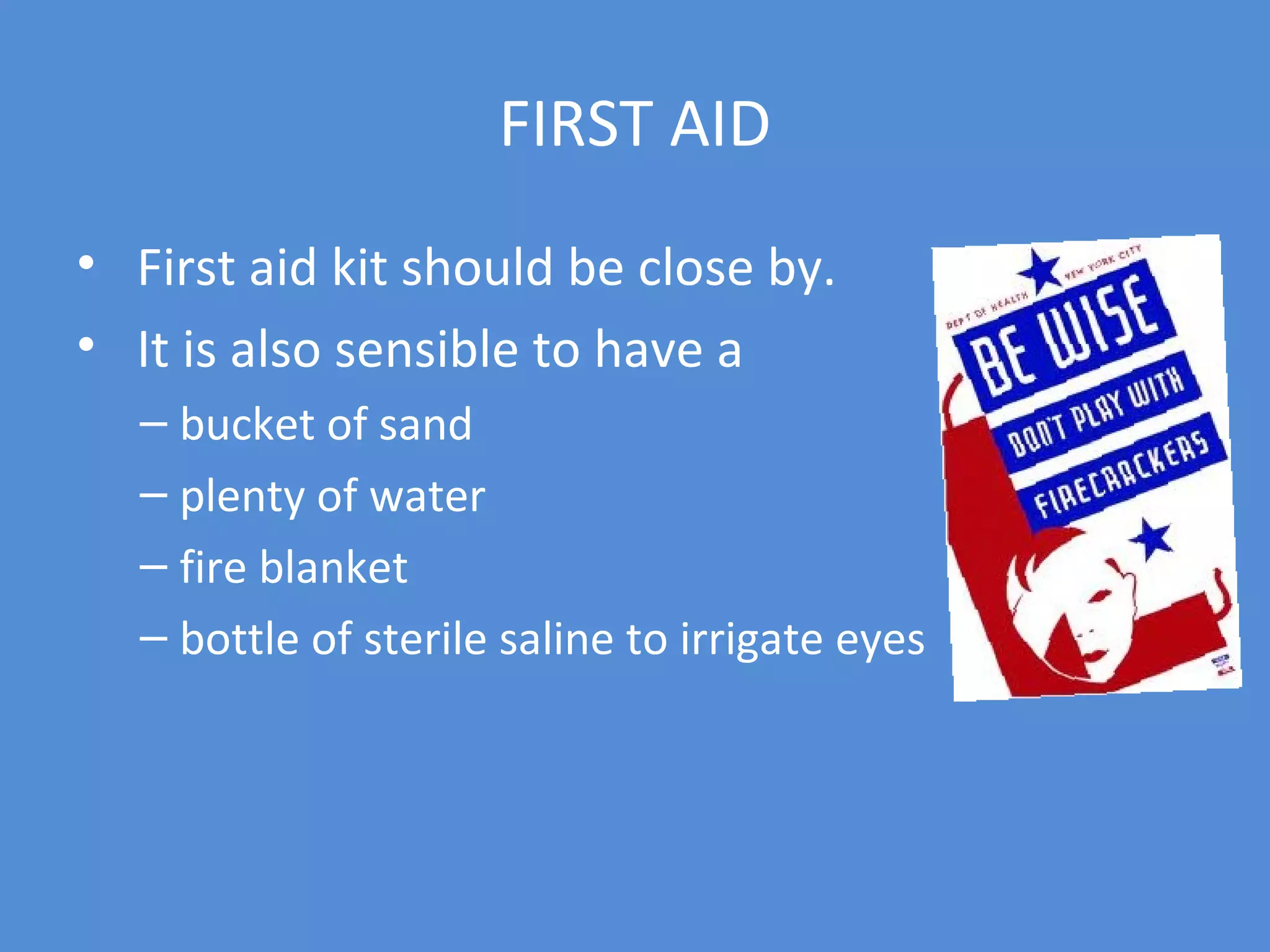 Firecracker Burns Safety | PPT