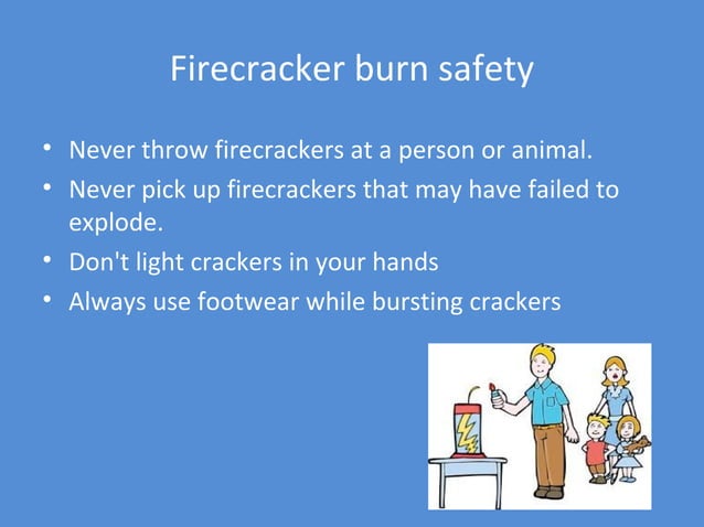 Firecracker Burns Safety | PPT