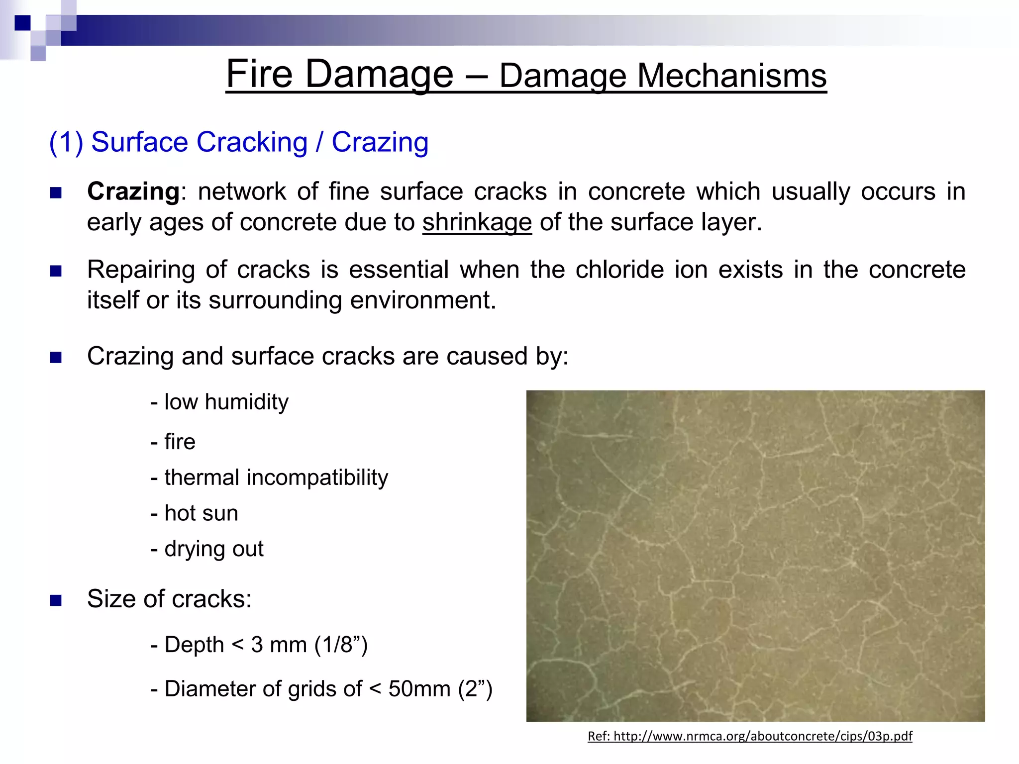 Fire damage, evaluation, ndt, and repair of concrete structures | PDF