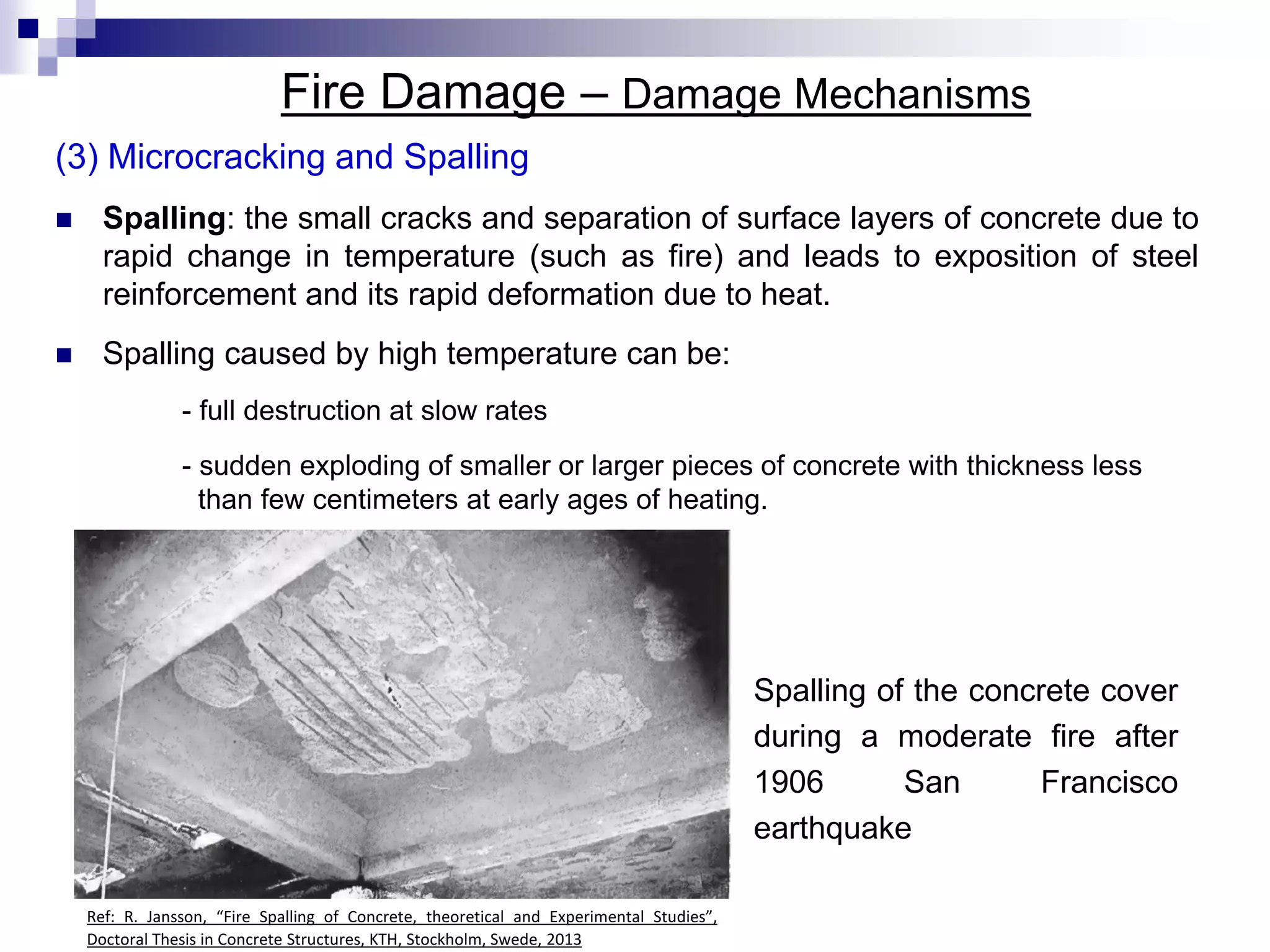 Fire damage, evaluation, ndt, and repair of concrete structures | PDF