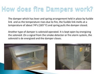 Concept of Fire damper by Md Yusuf | PPTX