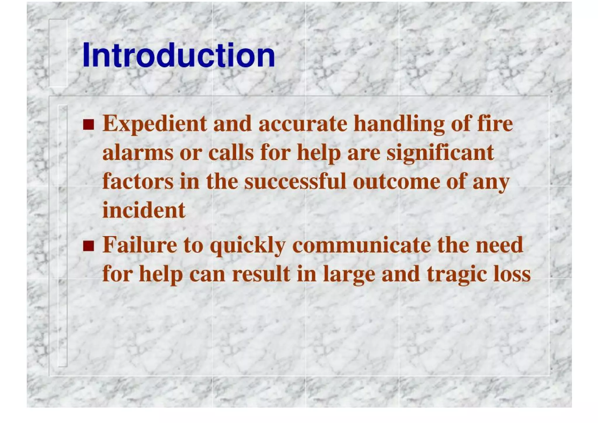 FIRE DEPARTMENT COMMUNICATIONS | PPT
