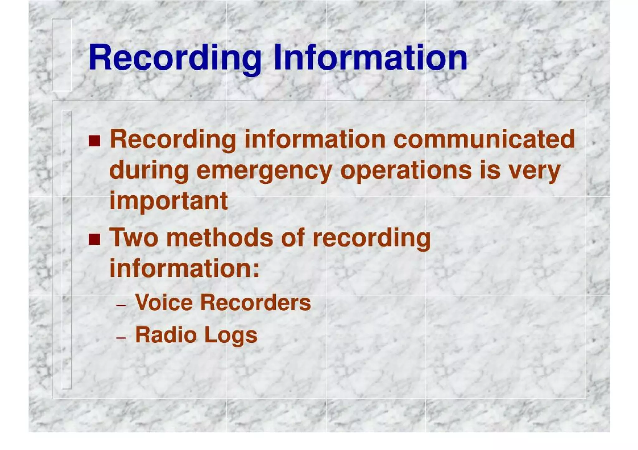 FIRE DEPARTMENT COMMUNICATIONS | PPT
