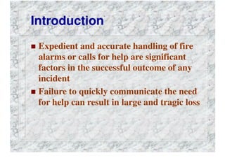 FIRE DEPARTMENT COMMUNICATIONS | PPT