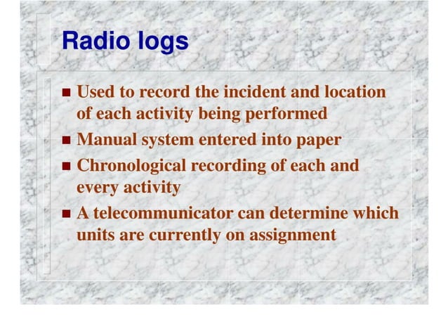 FIRE DEPARTMENT COMMUNICATIONS | PDF