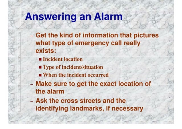 FIRE DEPARTMENT COMMUNICATIONS | PDF