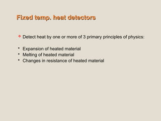 FIRE DETECTION & ALARM SYSTEM........ppt