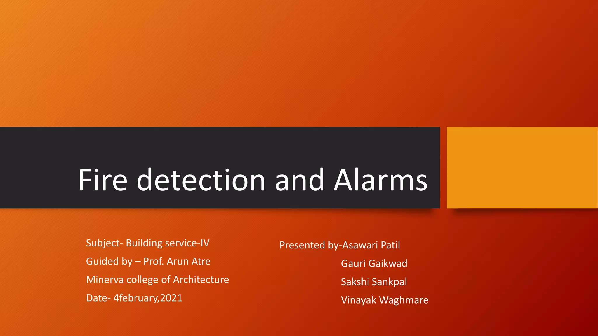 Fire Detection And Alarm System Pptx Home Security Home And Garden