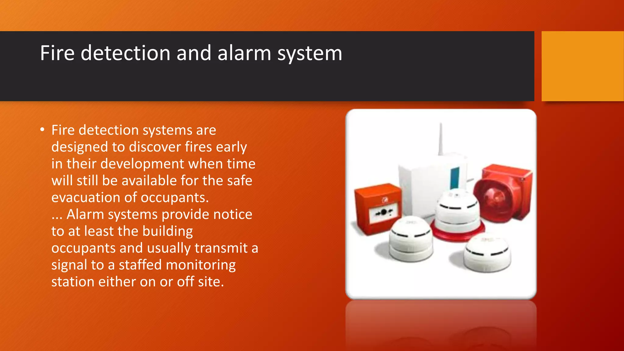 Fire Detection And Alarm System Pptx