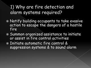 Fire detectionand alarm systems 090512042400-phpapp01(1) | PPT