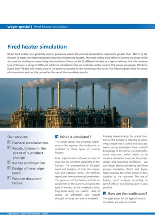 Fired heater simulation | PDF