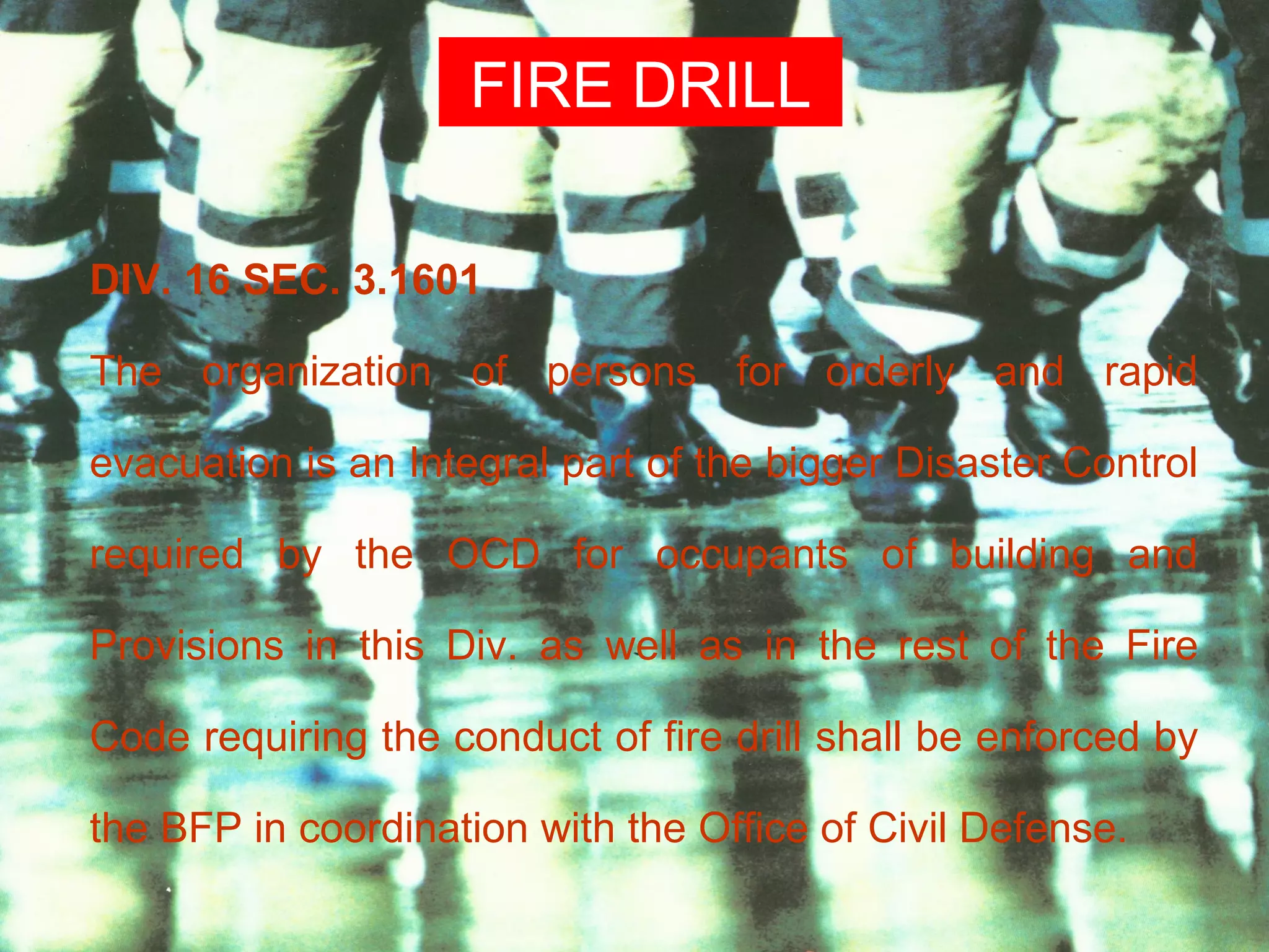 Fire dril li in hospital | PPT