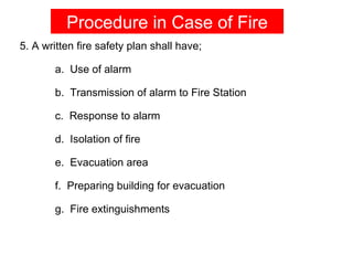 Evacuation Drill Procedure