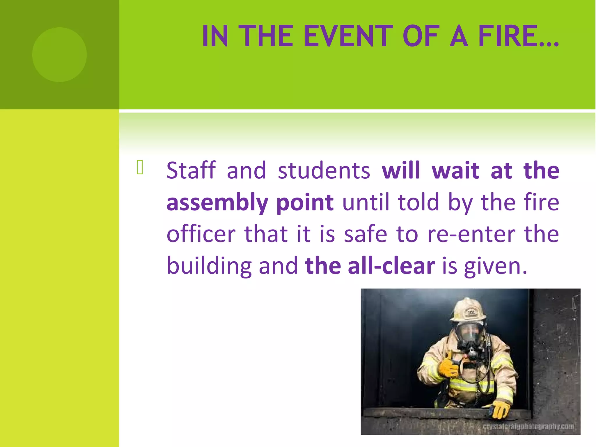 Fire drill procedure | PPT