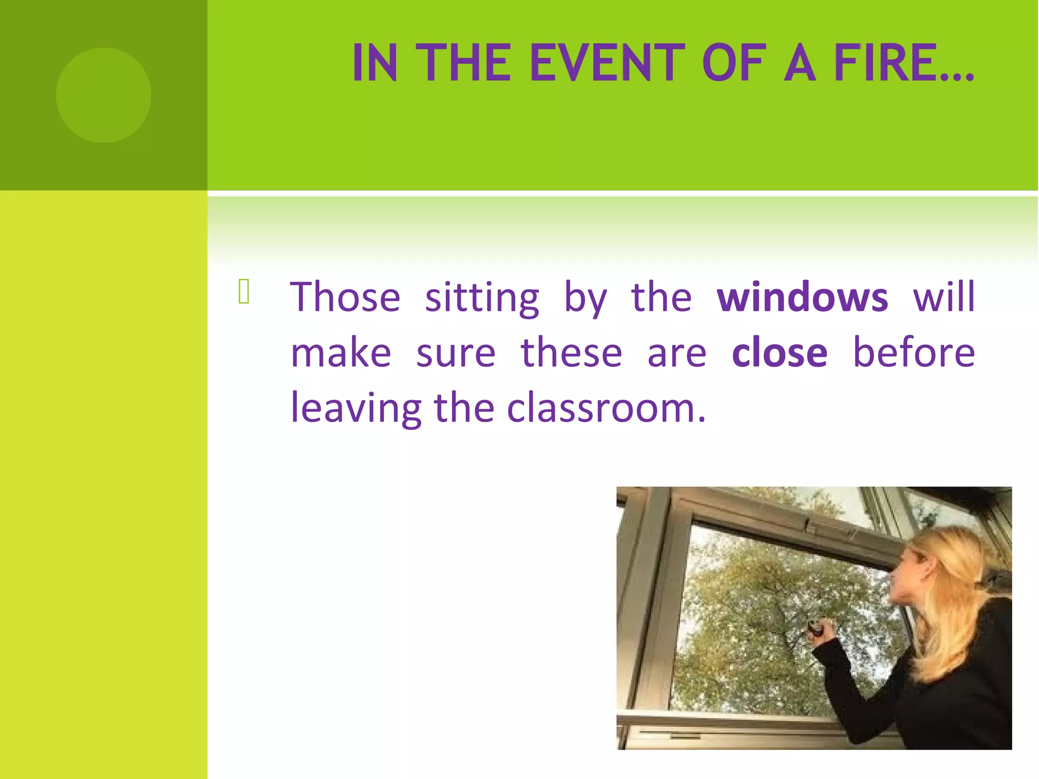 Fire drill procedure | PPT