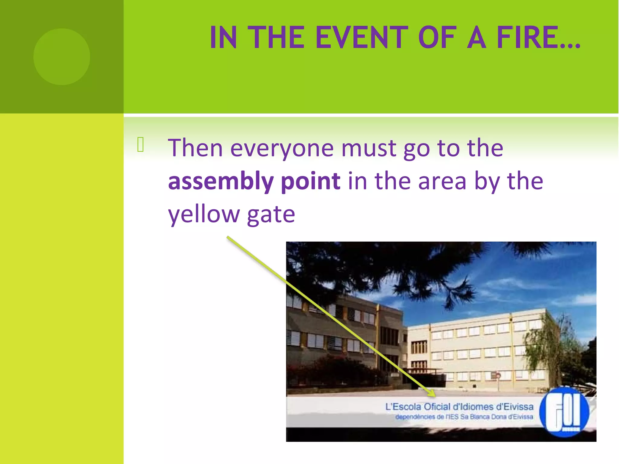 Fire drill procedure | PPT