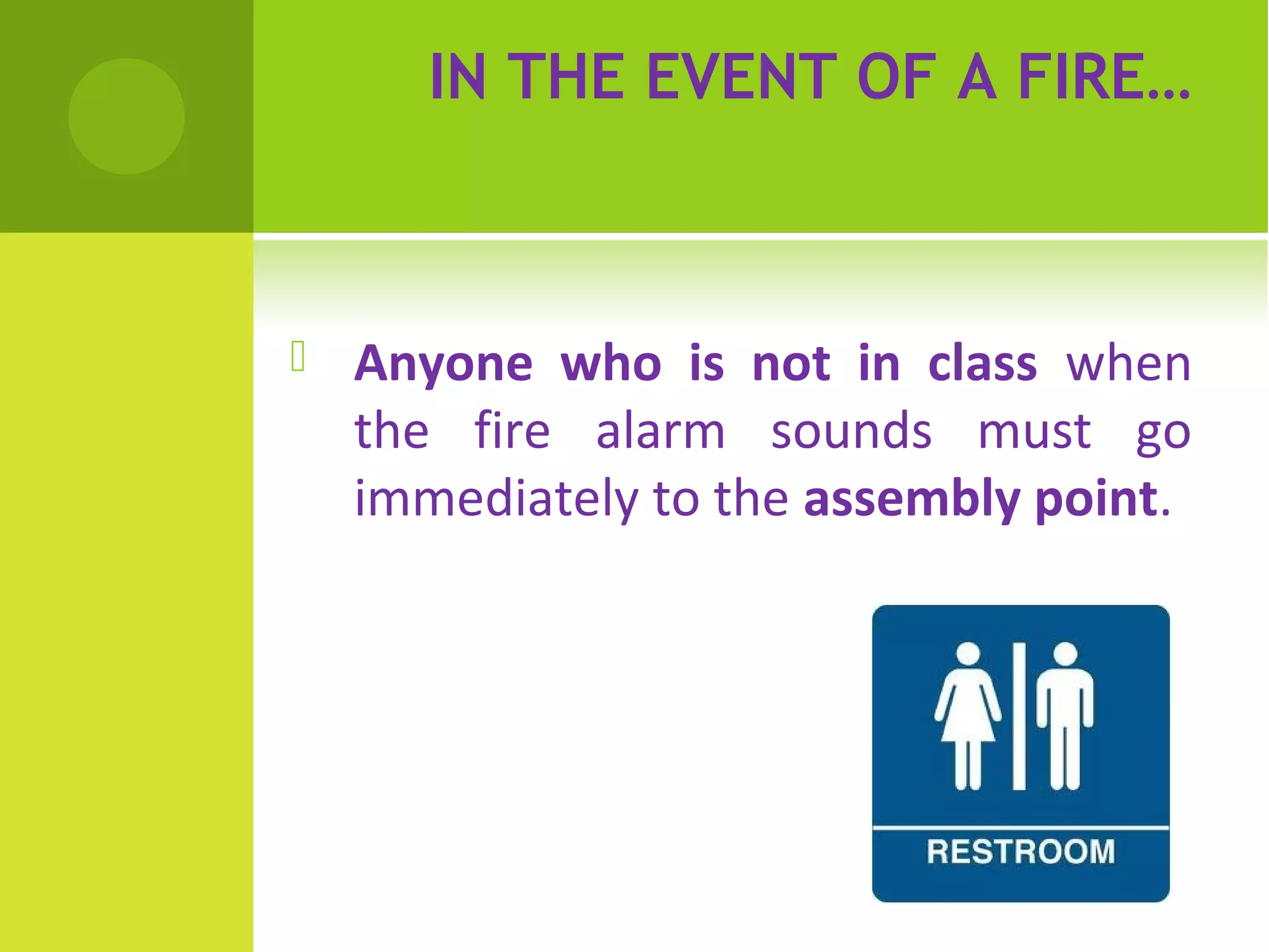 Fire drill procedure | PPT