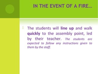 Fire drill procedure | PPT