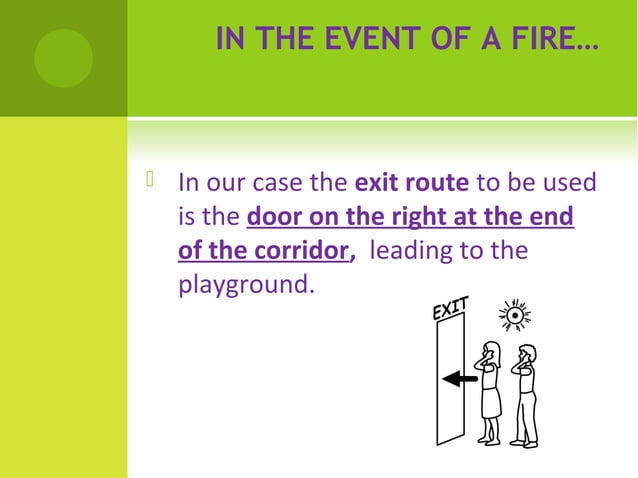 Fire drill procedure | PPT | Education
