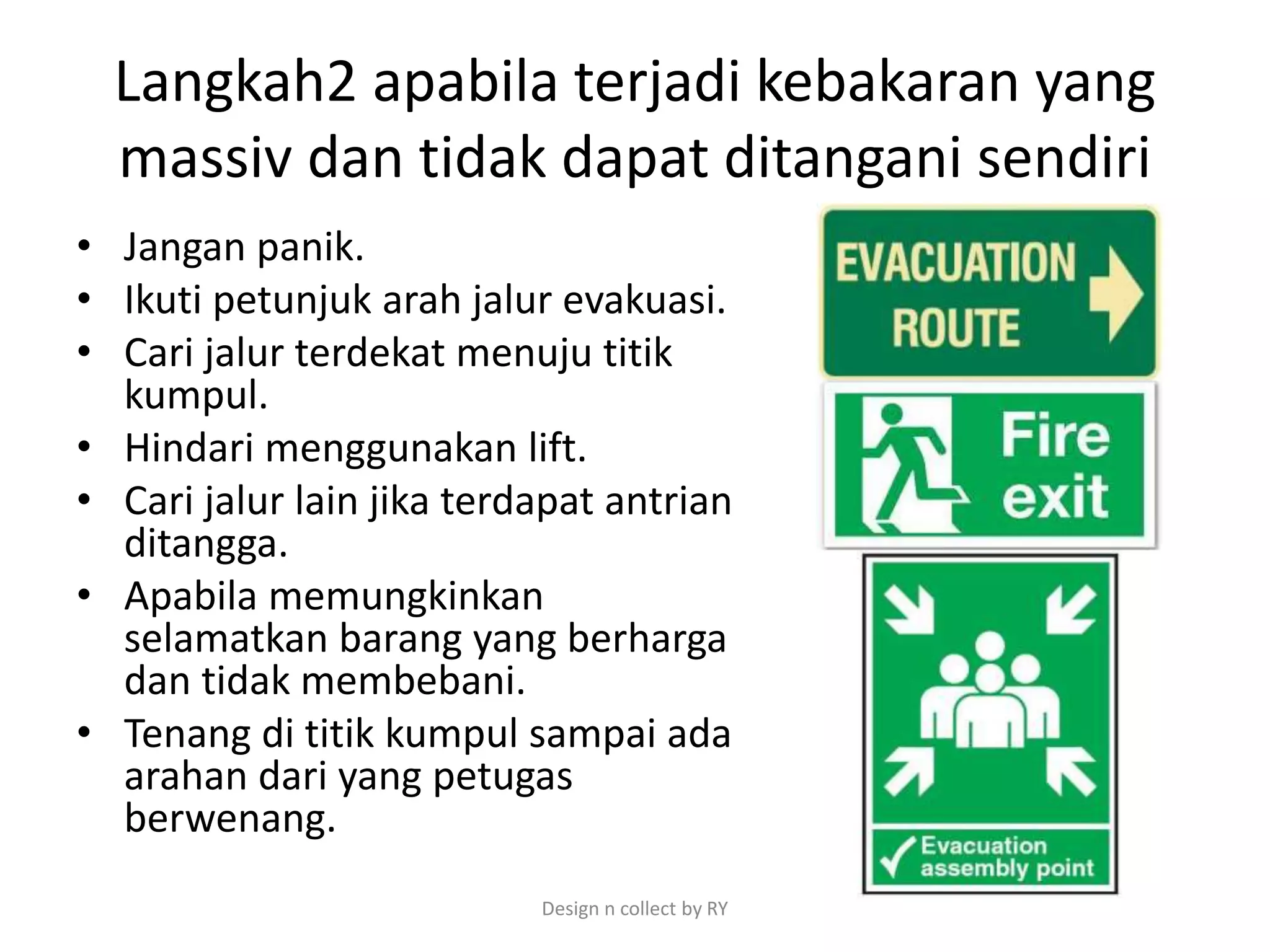 Fire drill - Latihan pemadam kebakaran | PPTX