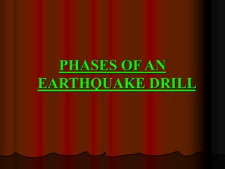FIRE & EARTHQUAKE DRILL.ppt