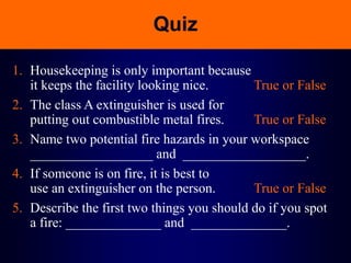 Emergency Action & Fire Prevention Training | PPT | First Aid | Injuries