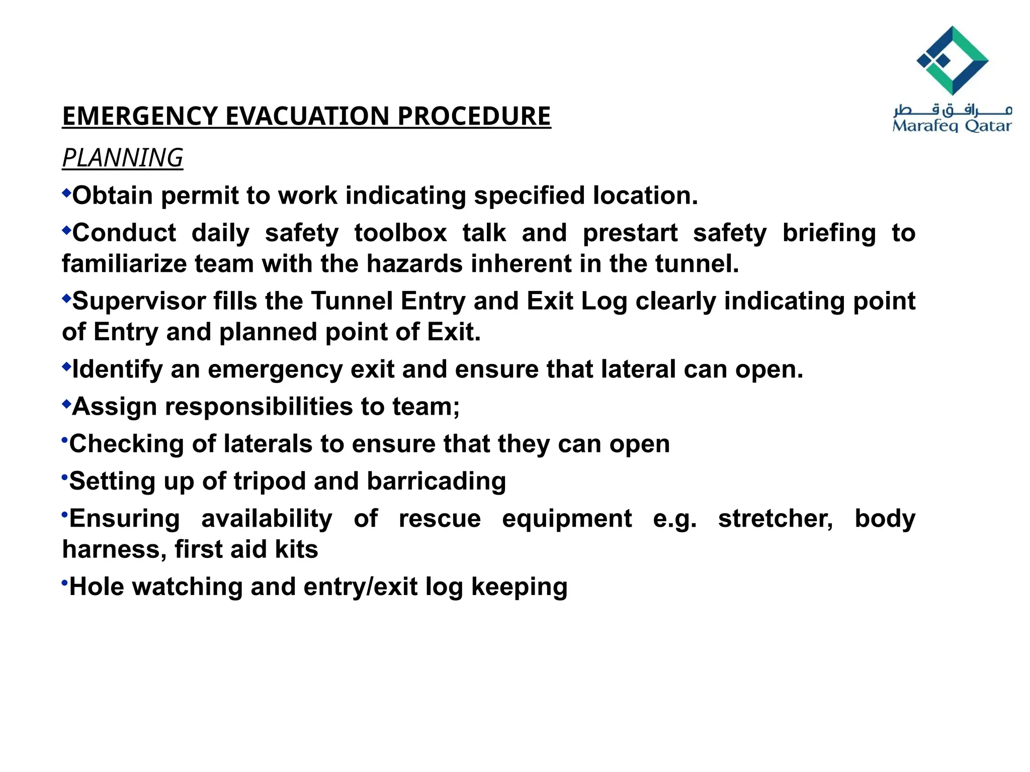 FIRE EMERGENCY EVACUATION DRILL PLAN- LUS.FM.MQ.OM.UTM.PLN.00013.ppt