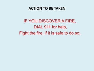 Fire emergency preparedness | PPTX