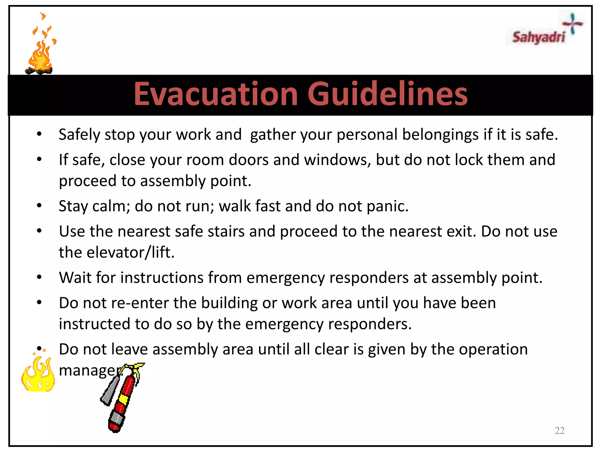 Fire emergency procedure | PPTX