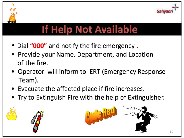 Fire emergency procedure | PPTX | First Aid | Injuries