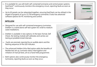 Fire escape lighting control | PPTX