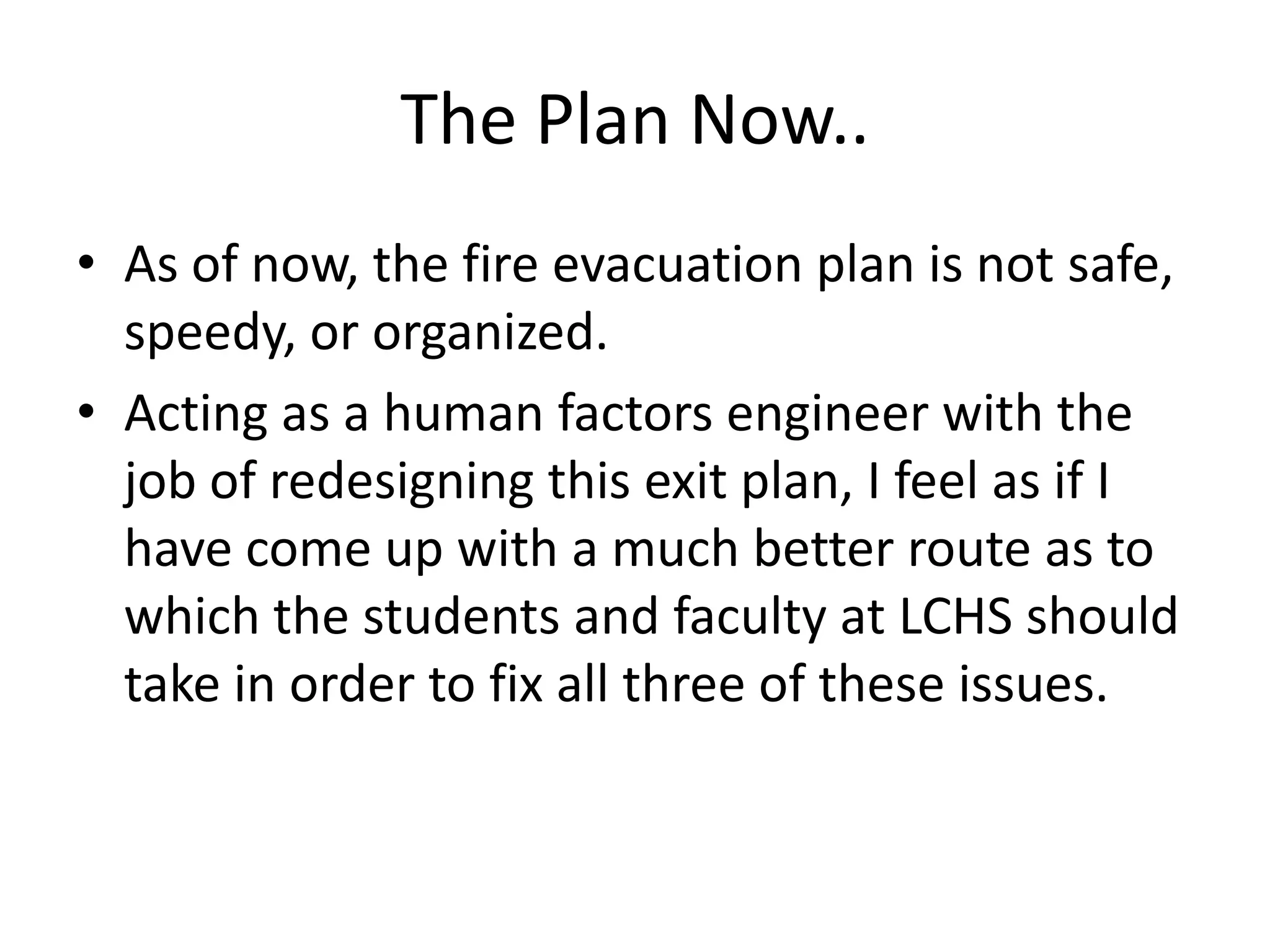 Fire evacuation powerpoint | PPTX