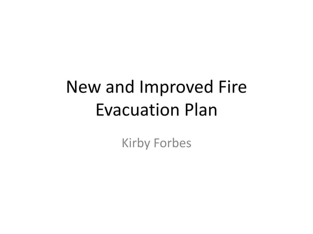 Fire evacuation powerpoint | PPTX | American Football | Sports
