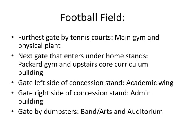 Fire evacuation powerpoint | PPTX | American Football | Sports