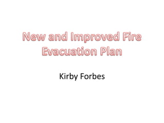 Fire evacuation powerpoint! | PPTX
